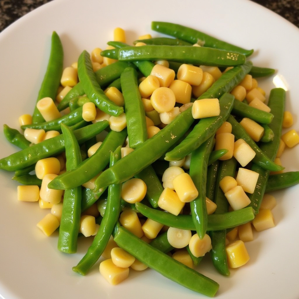 Corn, Pea And Sugar Snap Pea Stir Fry (recipe and tips)