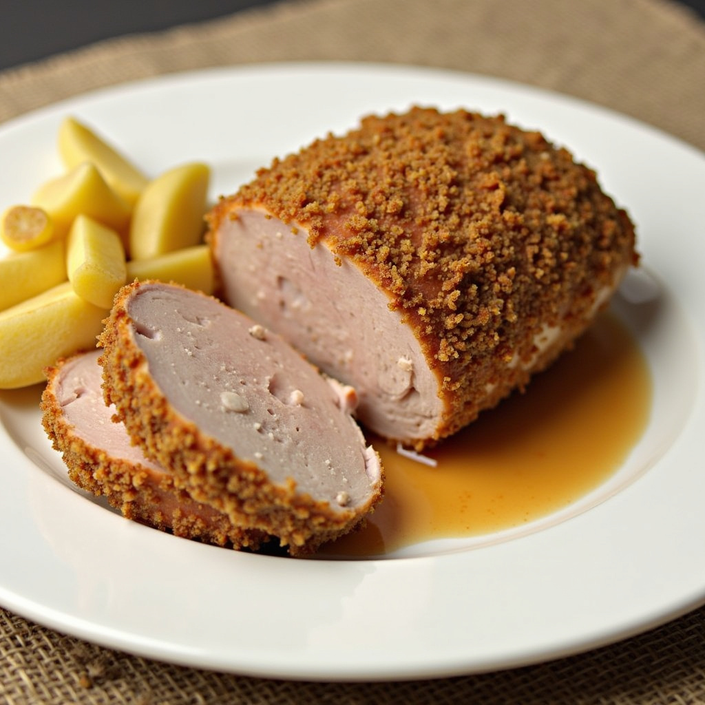 Longe de Porc Croustillante aux Biscuits Salés (recette et conseils)