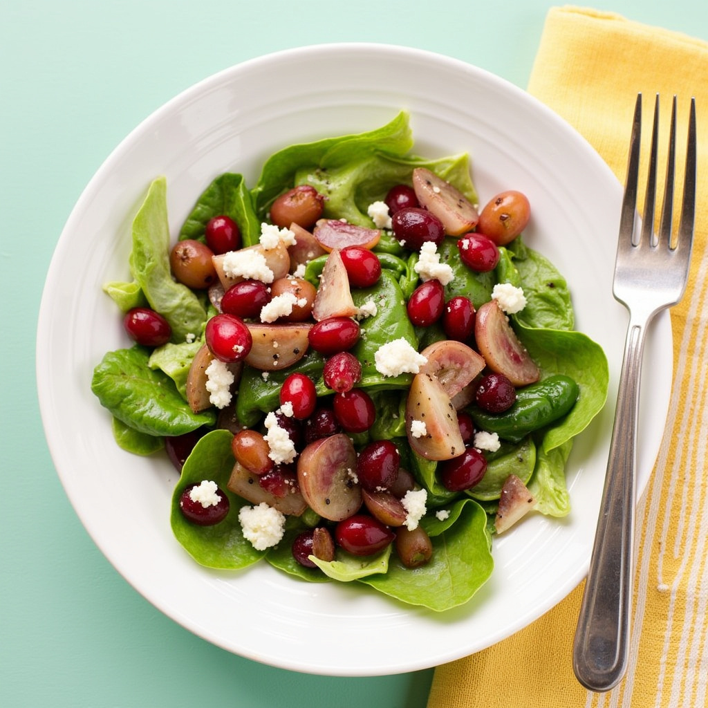 Ensalada de Arándanos Rojos con Uvas (Receta y consejos)