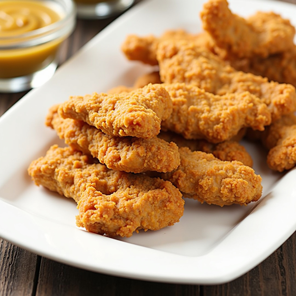 Lanières de Poulet Croustillantes à la Moutarde et au Miel (recette et ...