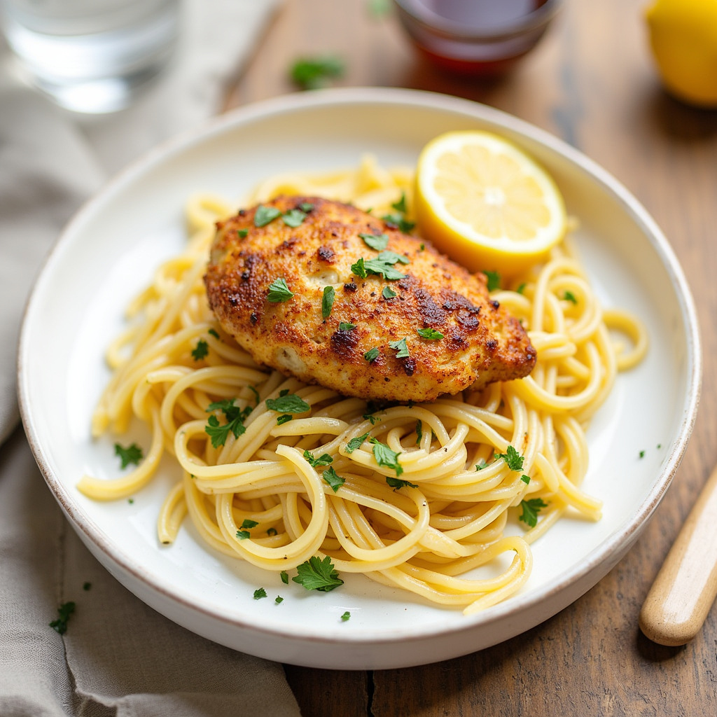 Krokante Knoflook Kip met Citroen Pasta (recept en tips)