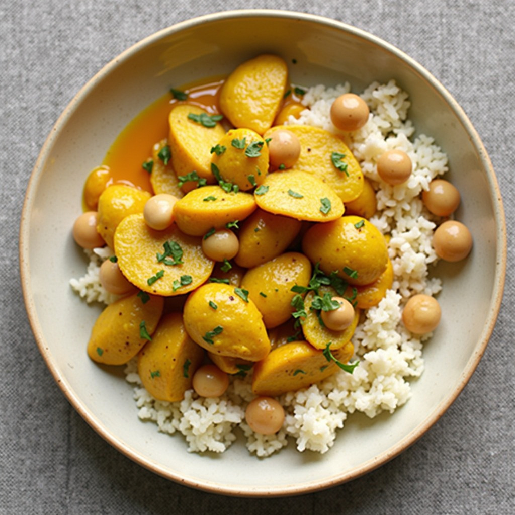 Curry-Truthahn mit Wasserkastanien Rezept (Rezept und Tipps)