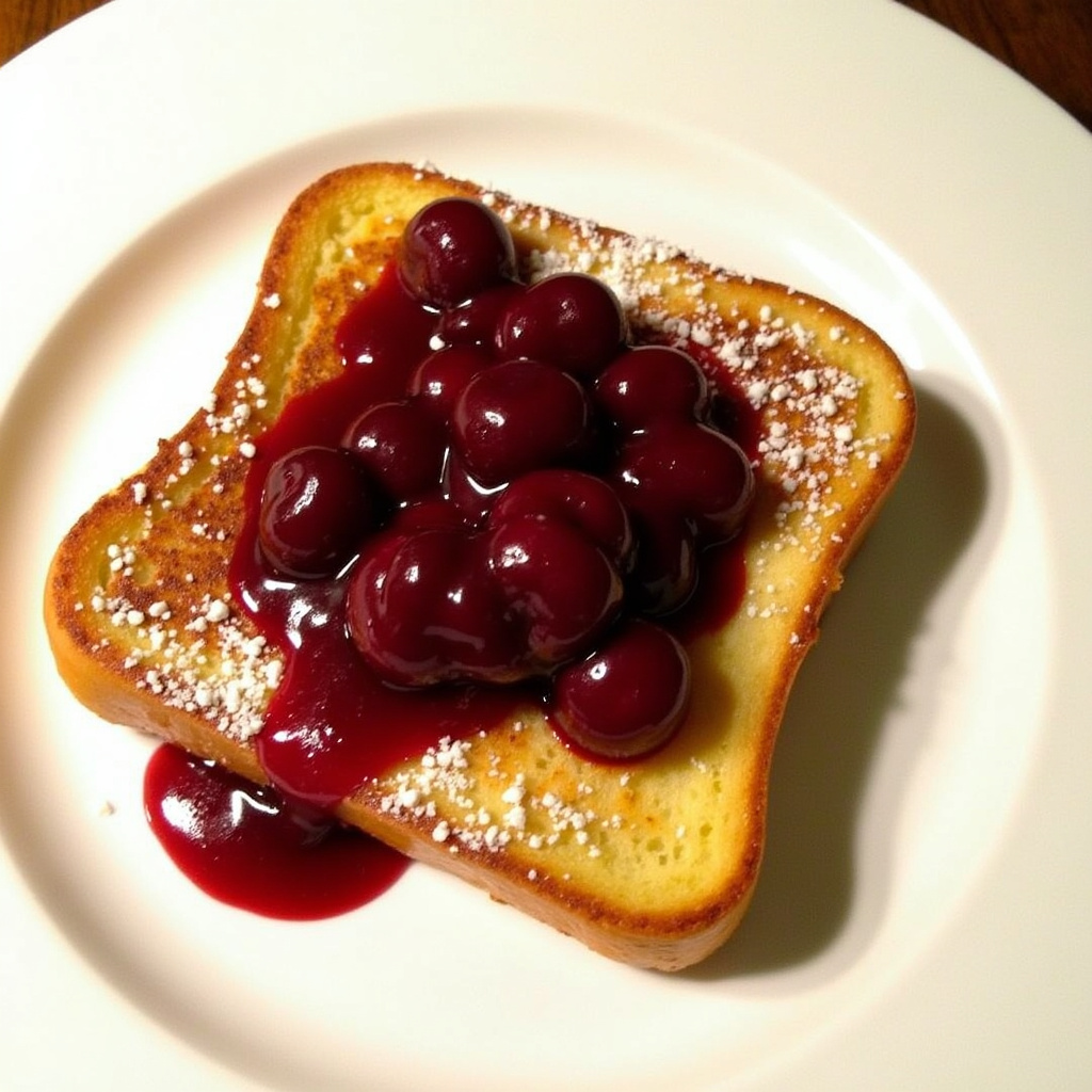 Tostadas Francesas con Salsa de Cerezas al Brandy (Receta y consejos)