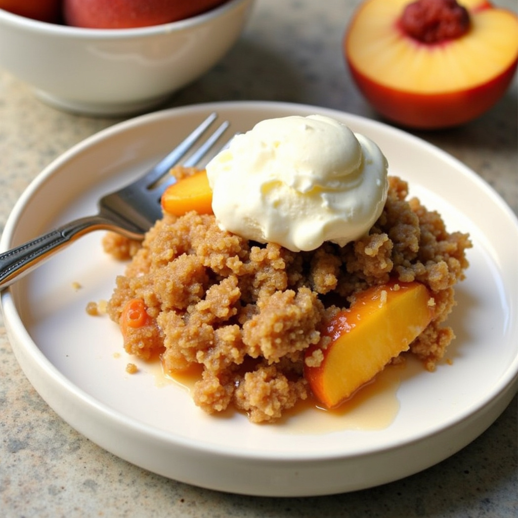 Fresh Fall Peach Crisp (recipe and tips)
