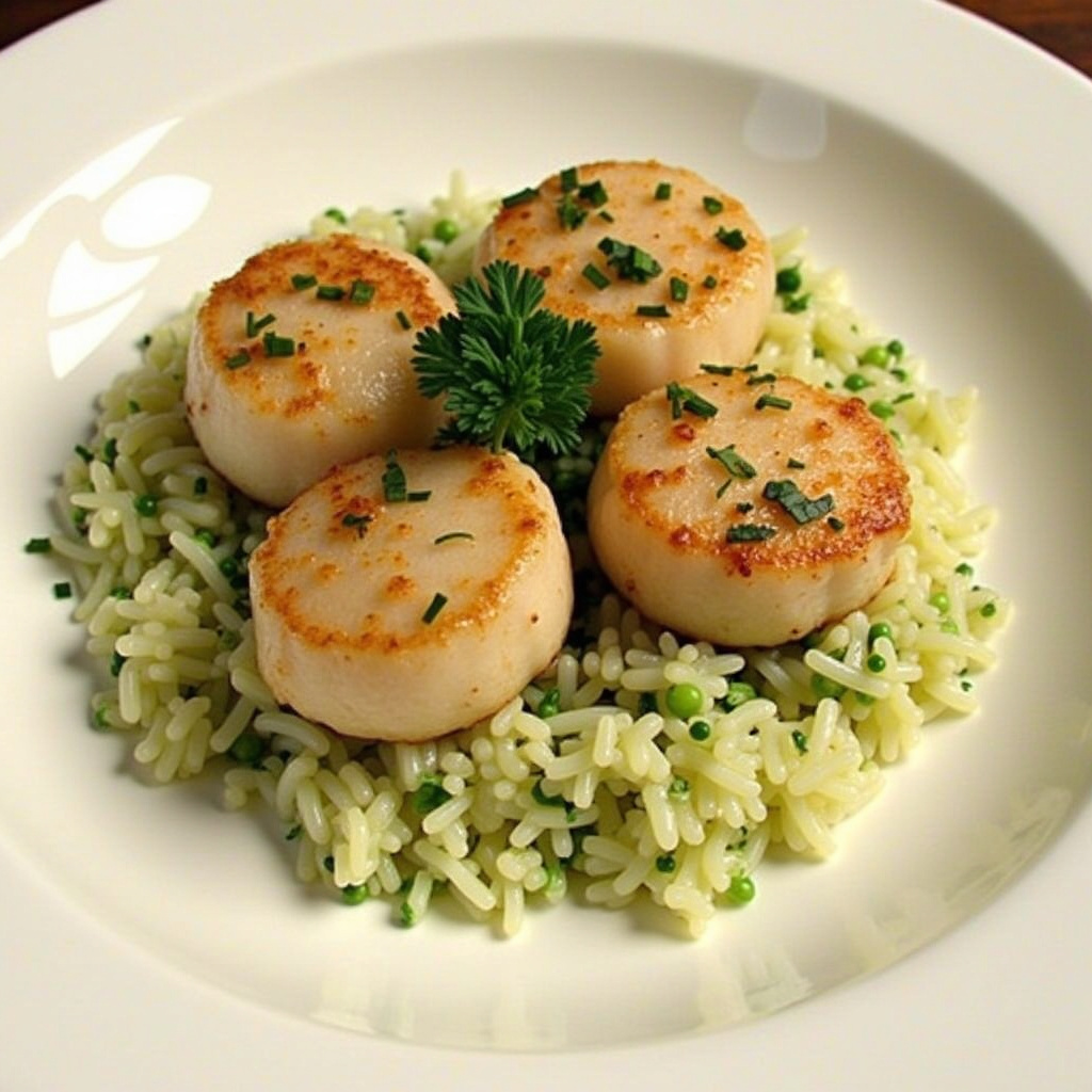 Fresh Ginger Scallops With Cilantro Rice (recipe and tips)