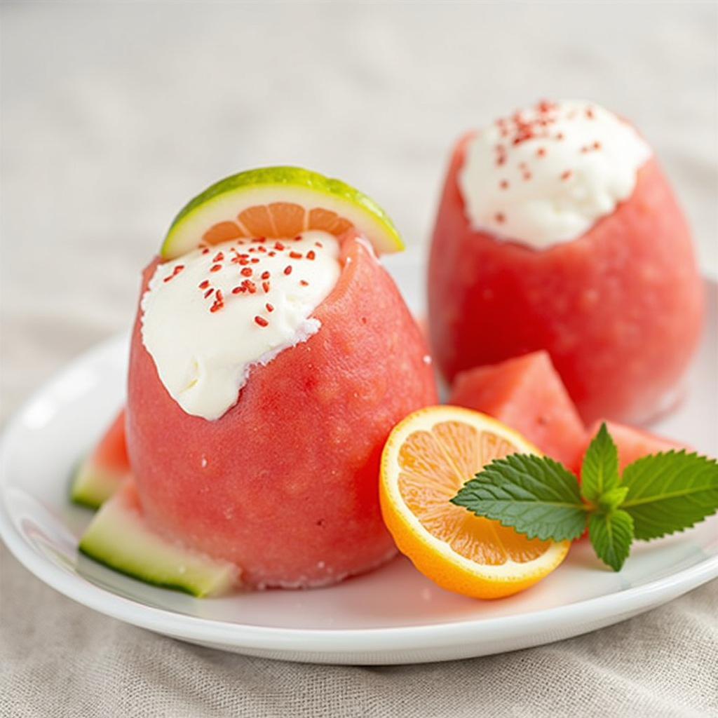 Fresh Watermelon with Cool Citrus Mascarpone (recipe and tips)