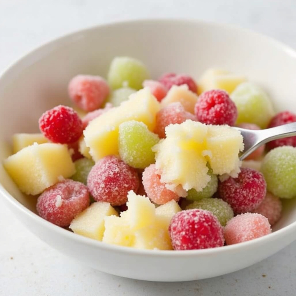 Frozen Fruit Salad (recipe and tips)