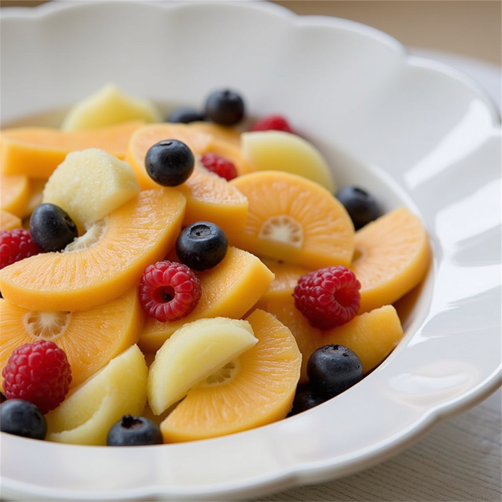 Ensalada Cremosa de Frutas Tropicales con Coco y Nueces (Receta y consejos)