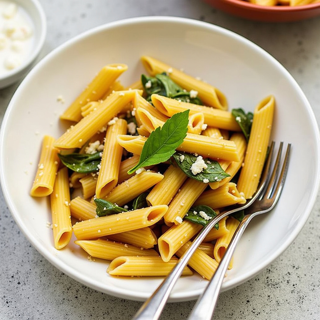Pasta Penne con Verduras del Jardín (Receta y consejos)