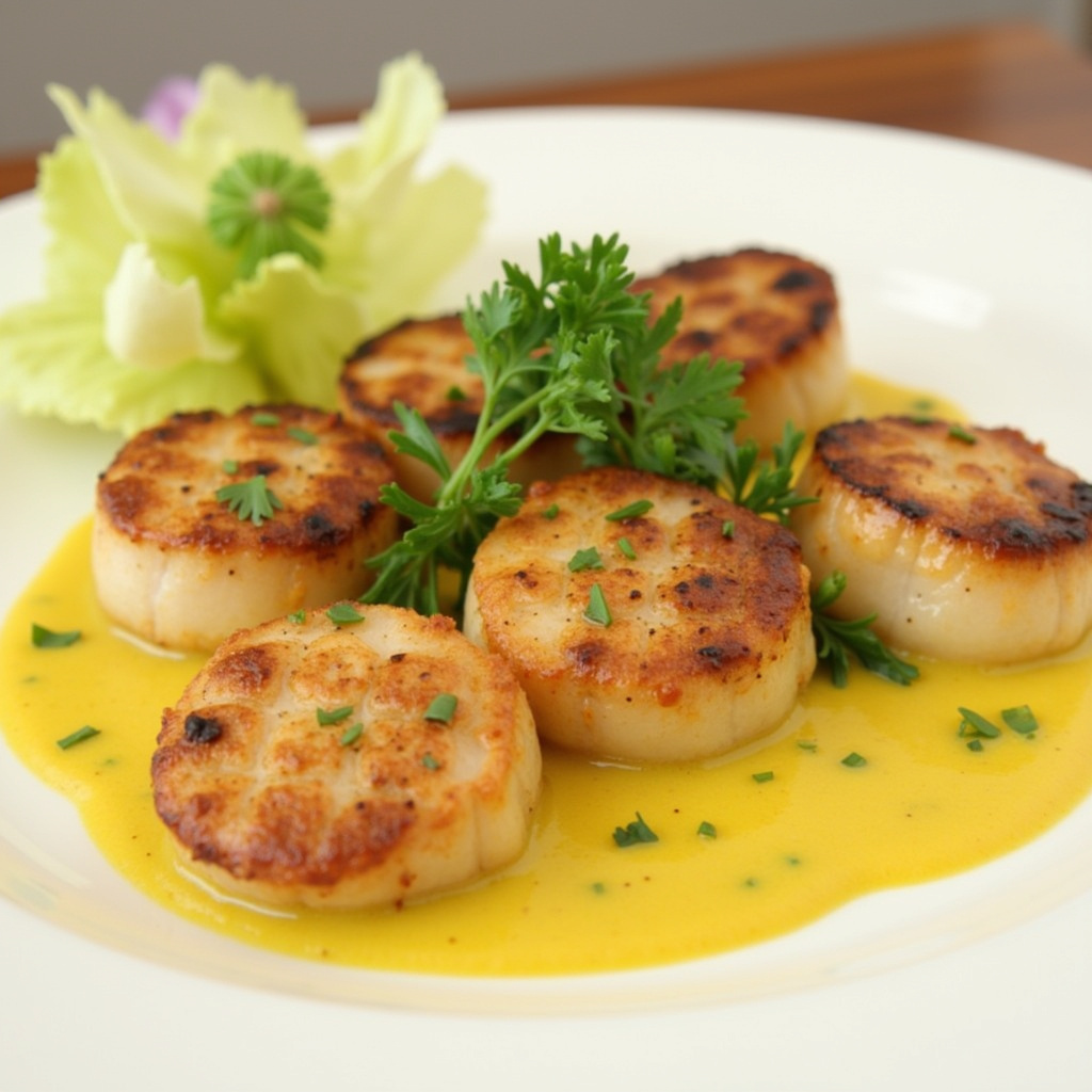 Grilled Scallops With Coconut Curry Sauce (recipe and tips)