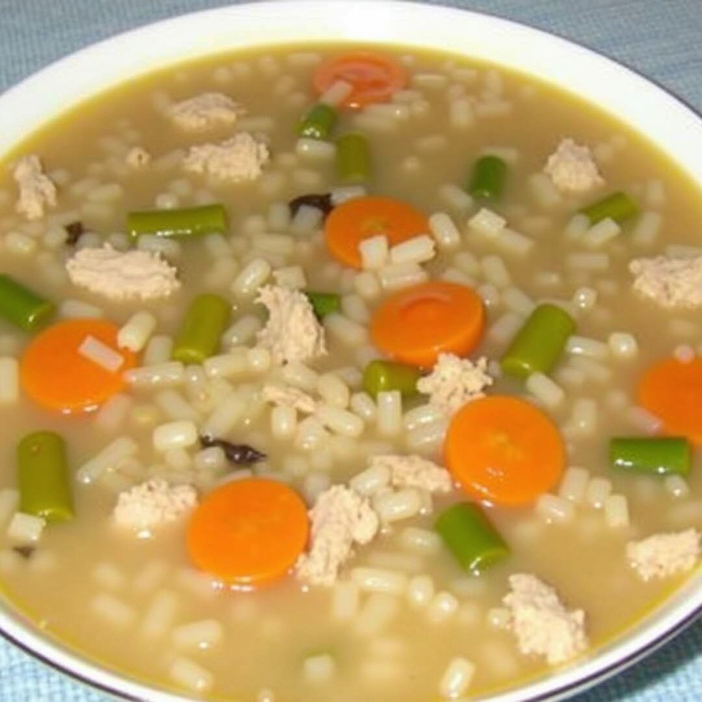 Sopa de Pavo Molido y Arroz (Receta y consejos)