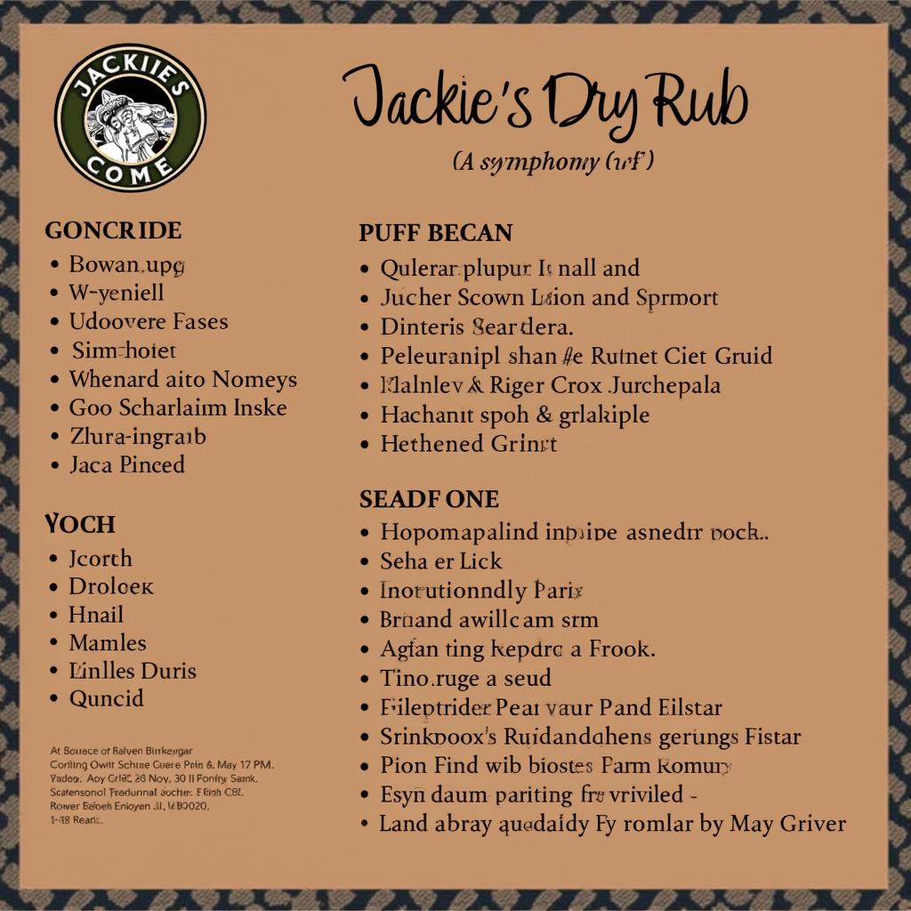 Jackie's Dry Rub - Adobo Seco de Jackie (Receta y consejos)
