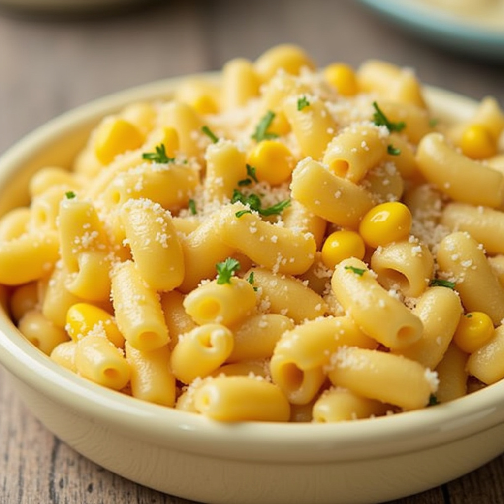 Macarrones con Queso Deluxe con Pollo y Maíz (Receta y consejos)