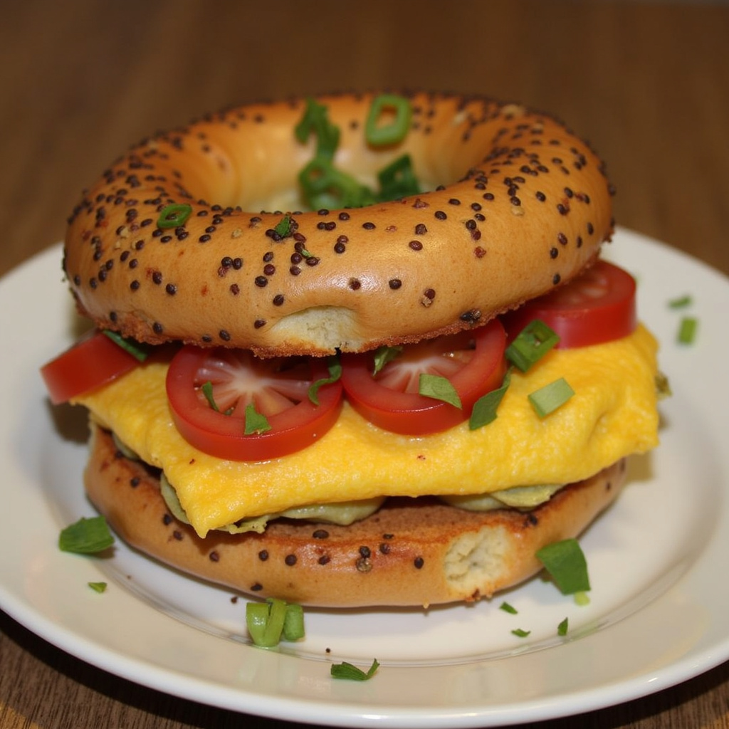 Mexican Breakfast Bagel (recipe and tips)