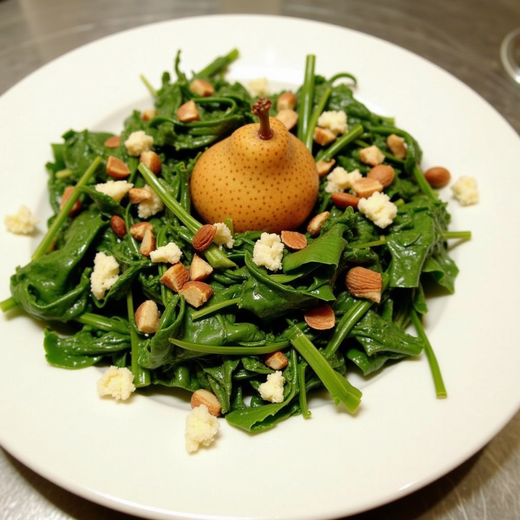 Salade de Mesclun aux Poires Épicées et Amandes (recette et conseils)