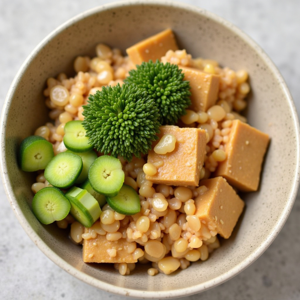 Mixed Natto Tofu (recipe and tips)