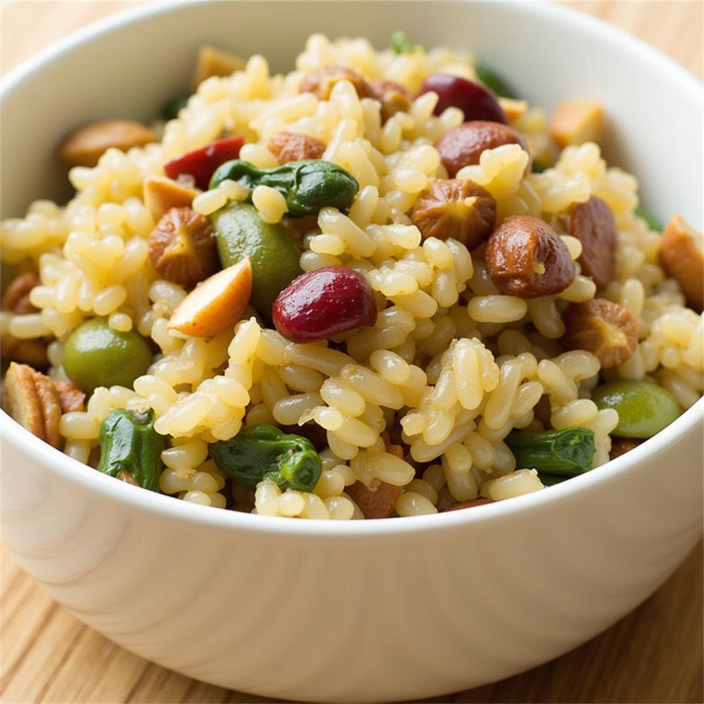 Mixed Rice Pilaf With Dried Fruit And Nuts (recipe and tips)