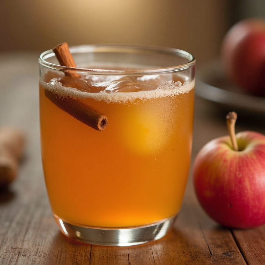 Fruchtiger Rotwein-Apfel-Cocktail mit Zimt (Rezept und Tipps)