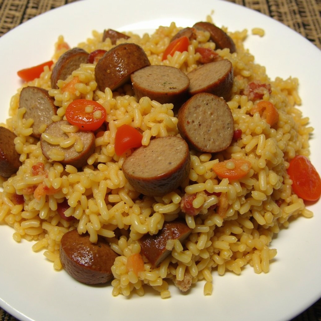 Nutria Sausage Jambalaya (recipe and tips)