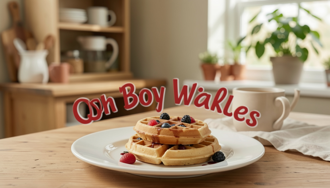 Oh Boy Waffles - ¡Vaya Waffles! (Receta y consejos)