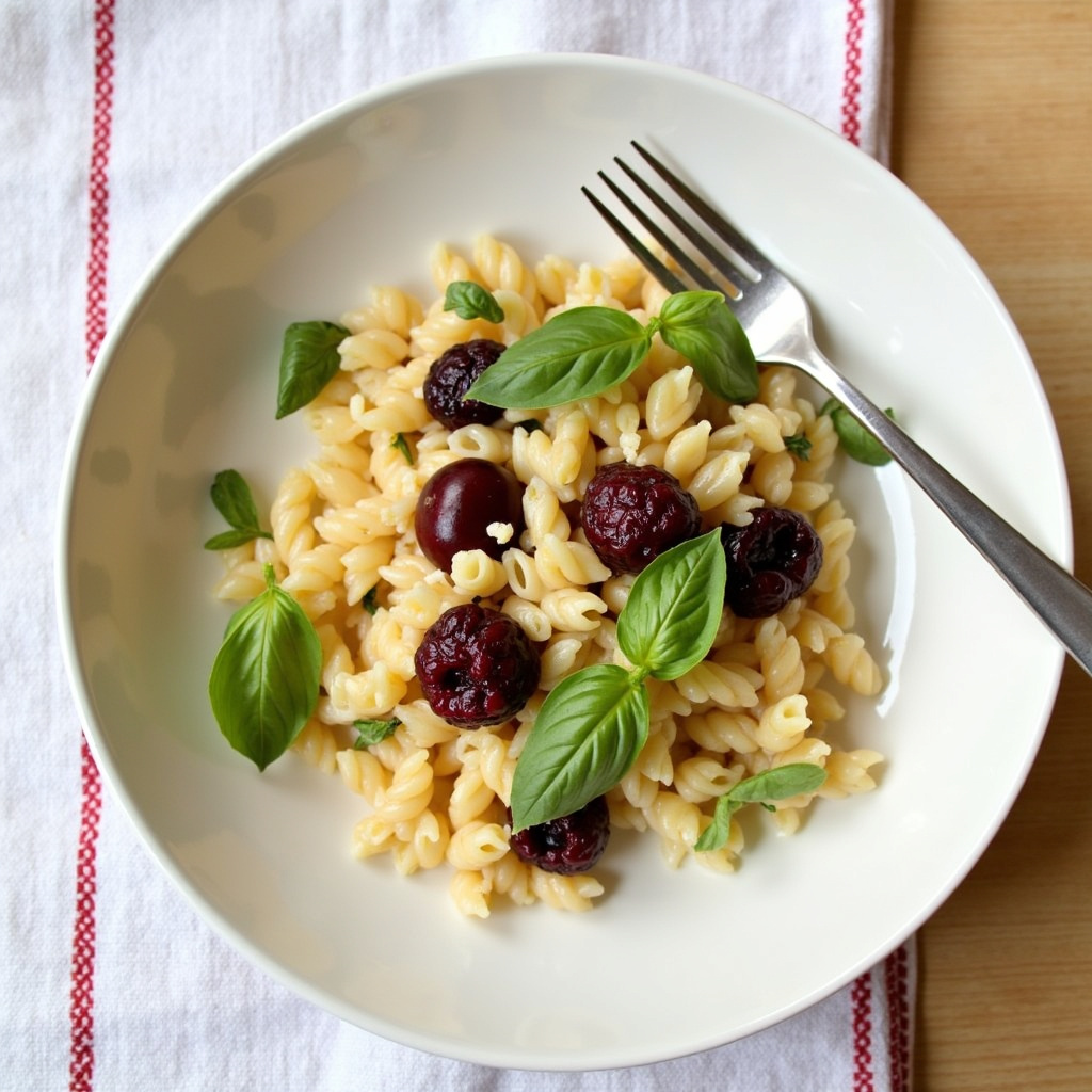 Orzo con Cerezas Rojas y Albahaca (Receta y consejos)