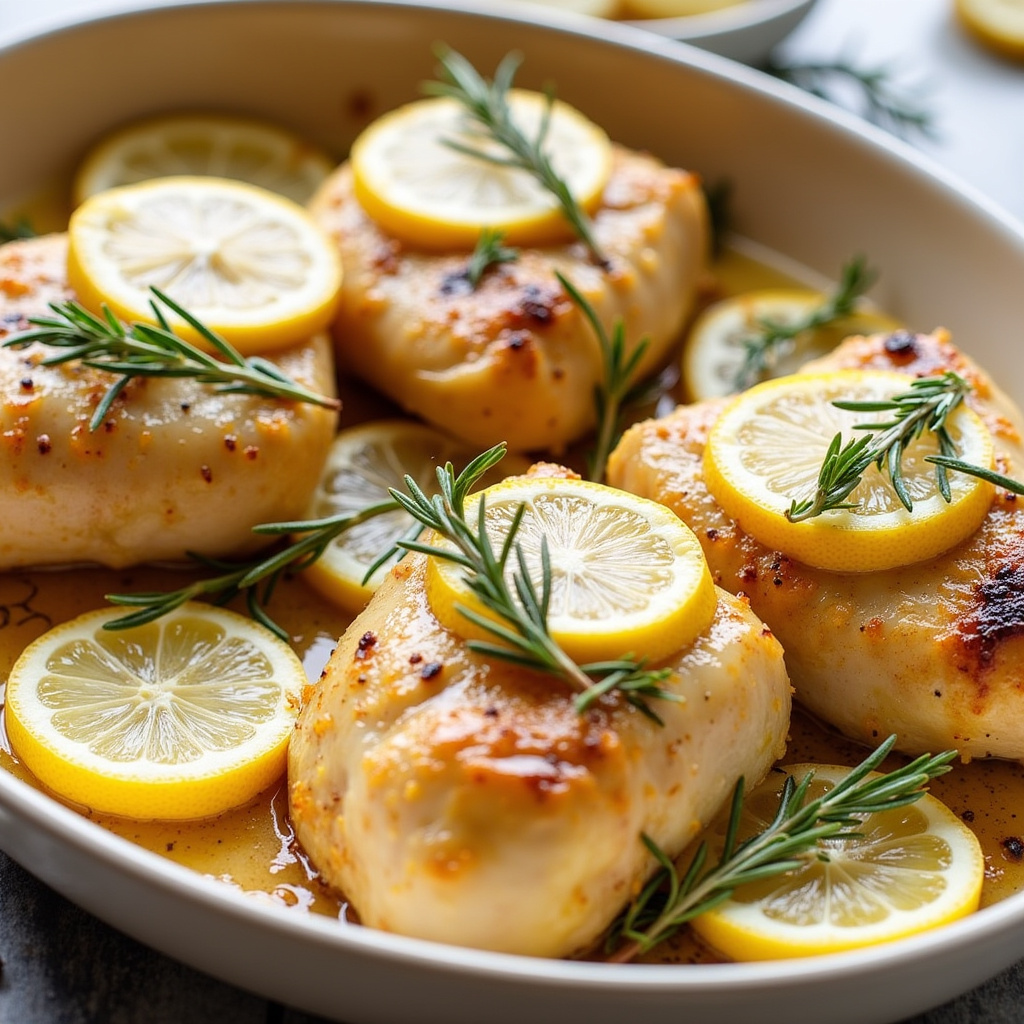 Oven Roasted Chicken With Lemon, Garlic And Rosemary (recipe and tips)