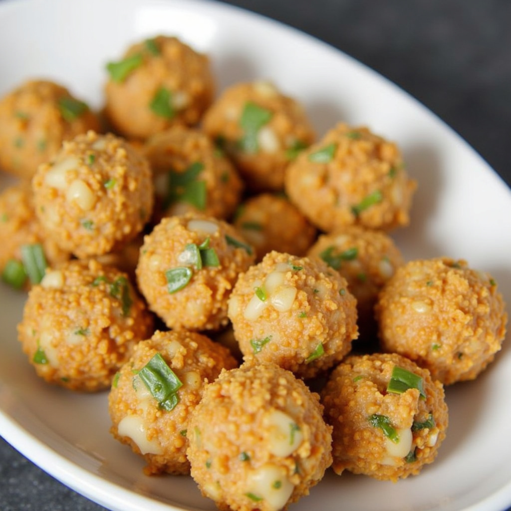 Party-Perfect Cashew Chicken Balls (recipe and tips)