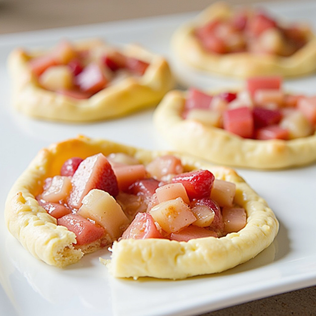 Rhubarb and Ricotta Cheese Puff-Pastry Tartlets (recipe and tips)