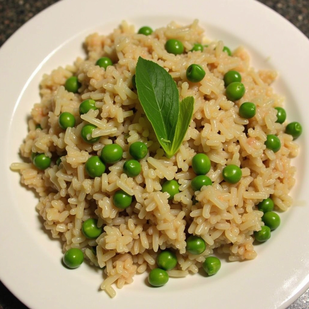 Rice Salad with Peas and Soy (recipe and tips)