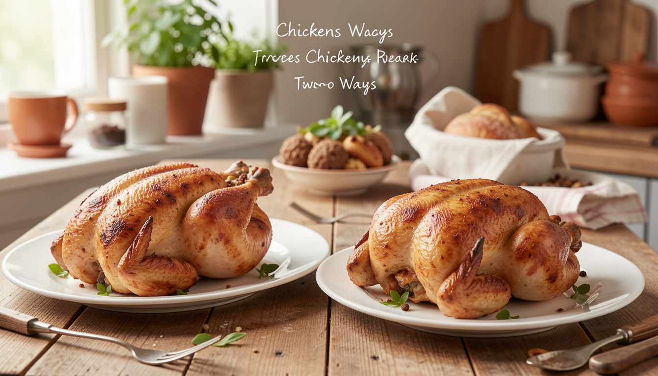 Roasted Chickens Two Ways (recipe and tips)