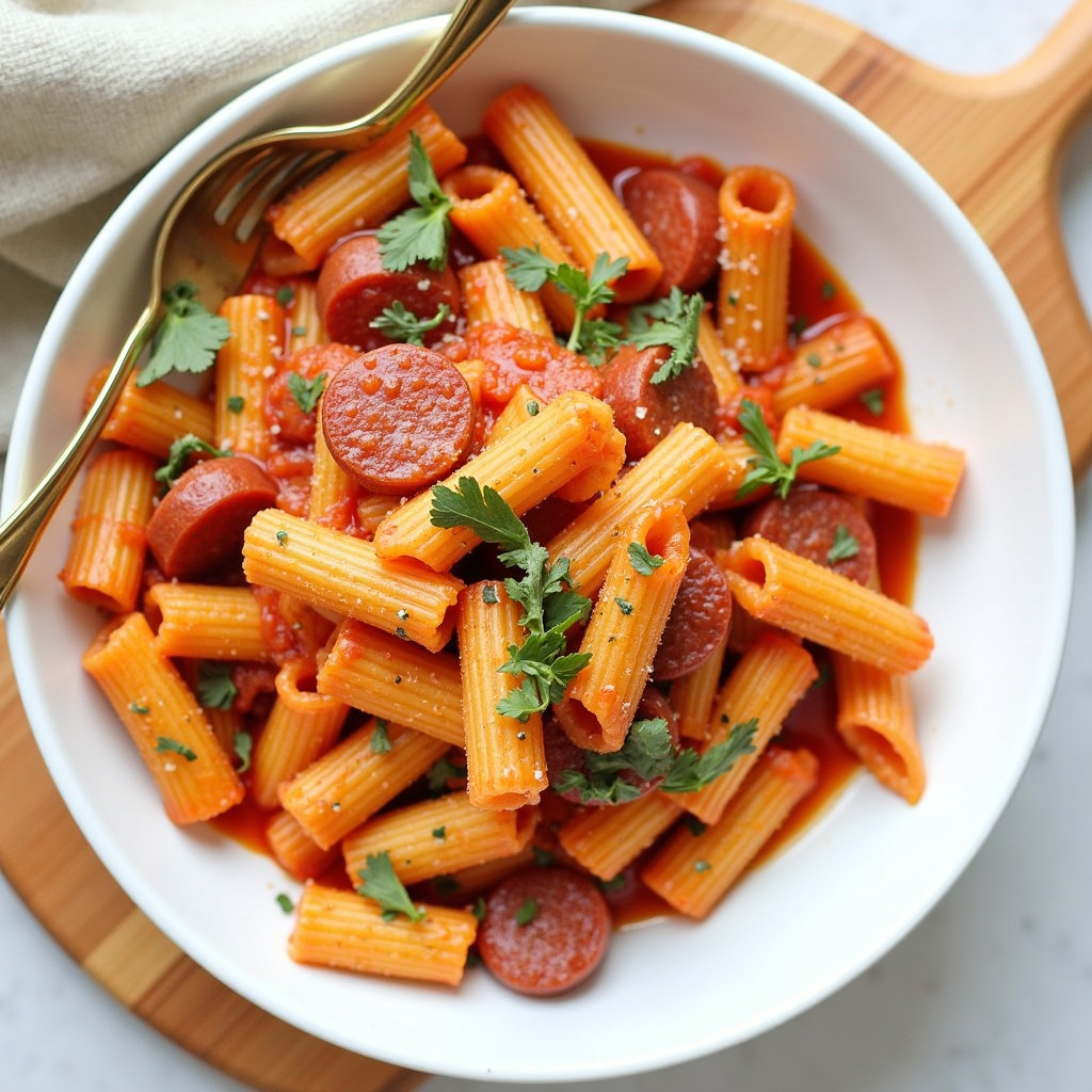 Sausage Tomato Ricotta Maccheroni (Maccheroni Alla Salsiccia E R ...