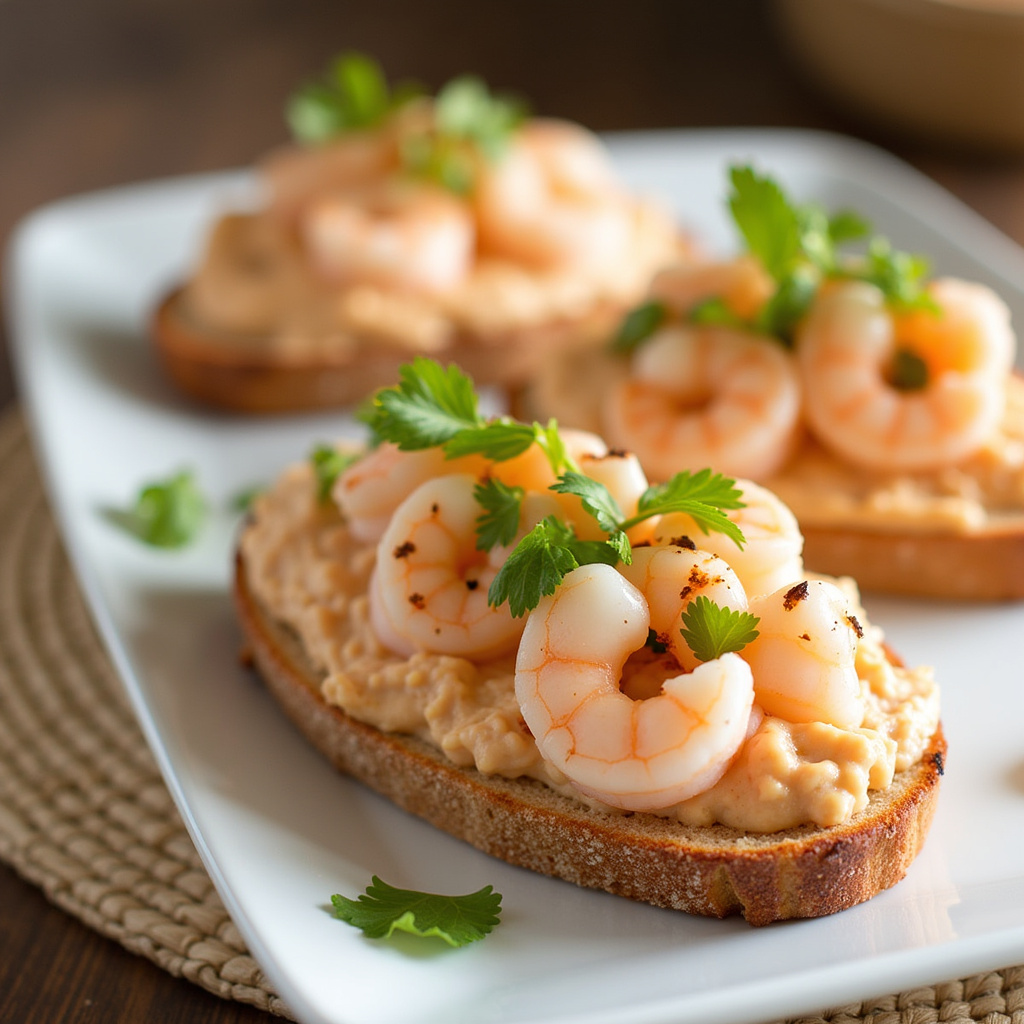 Shrimp Spread Open Face Sandwiches (recipe and tips)