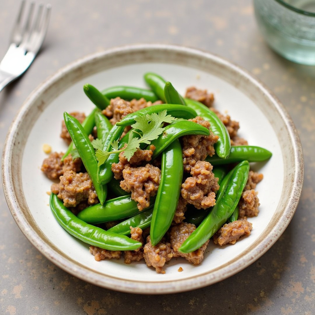 Snow Peas and Beef (recipe and tips)