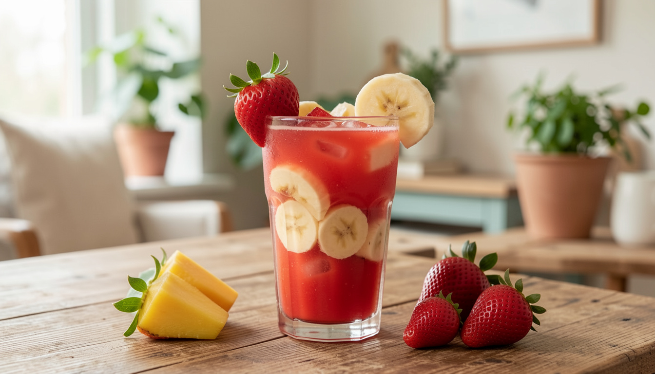 strawberry, banana&pineapple punch (recipe and tips)