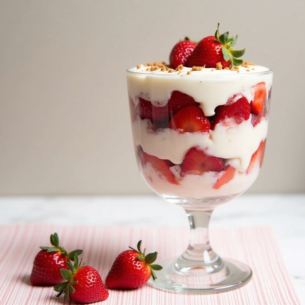 Aardbeien Yoghurt Trifle (recept en tips)