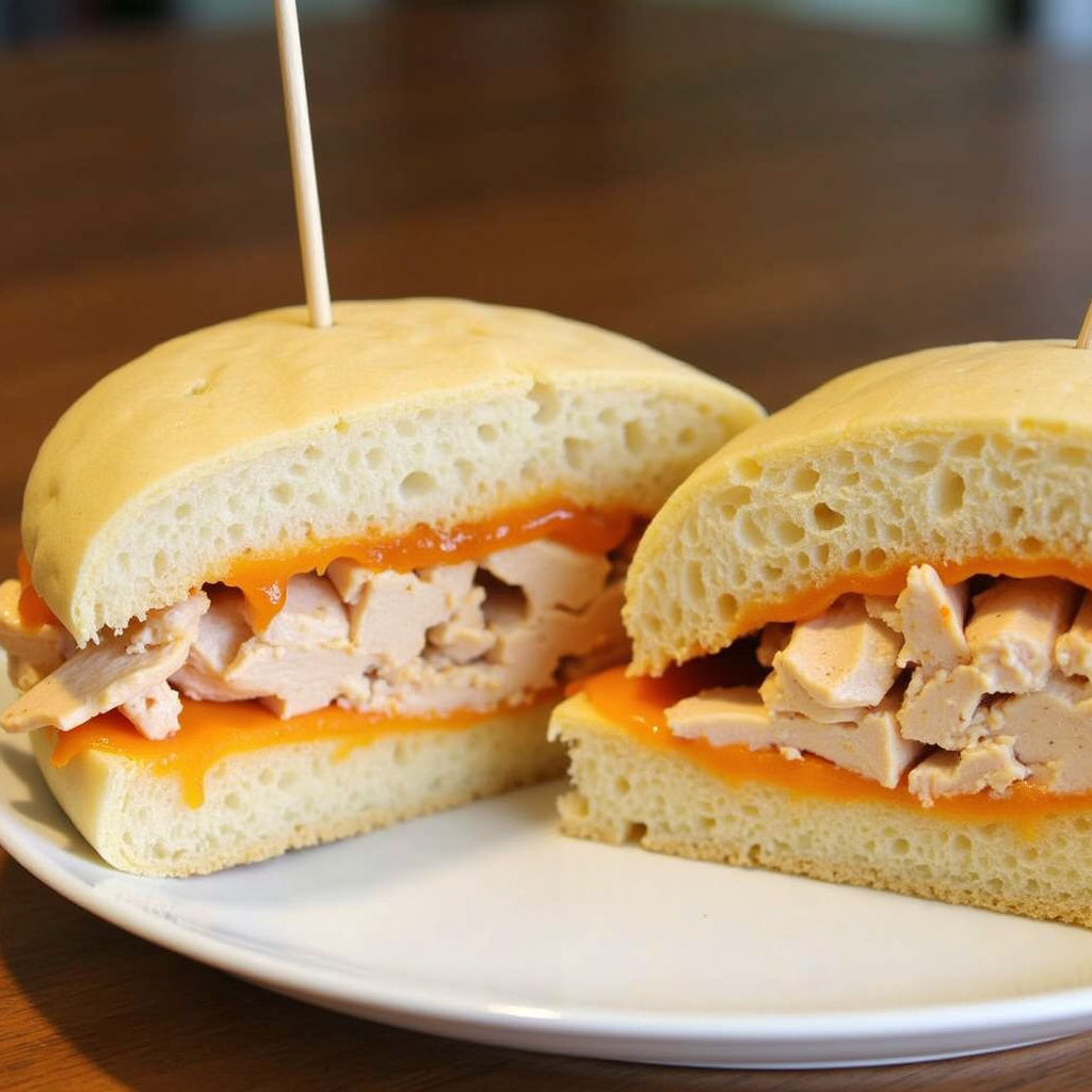 Sándwich de Atún y Cebolla Dulce con Salsa Agridulce y Mayonesa (Receta ...