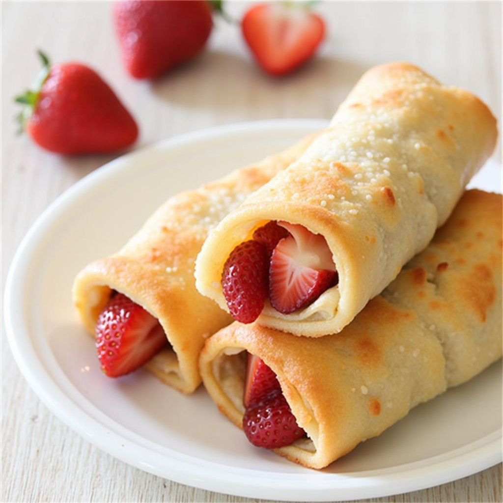 Rollitos de Primavera Dulces de Fresa y Vainilla (Receta y consejos)