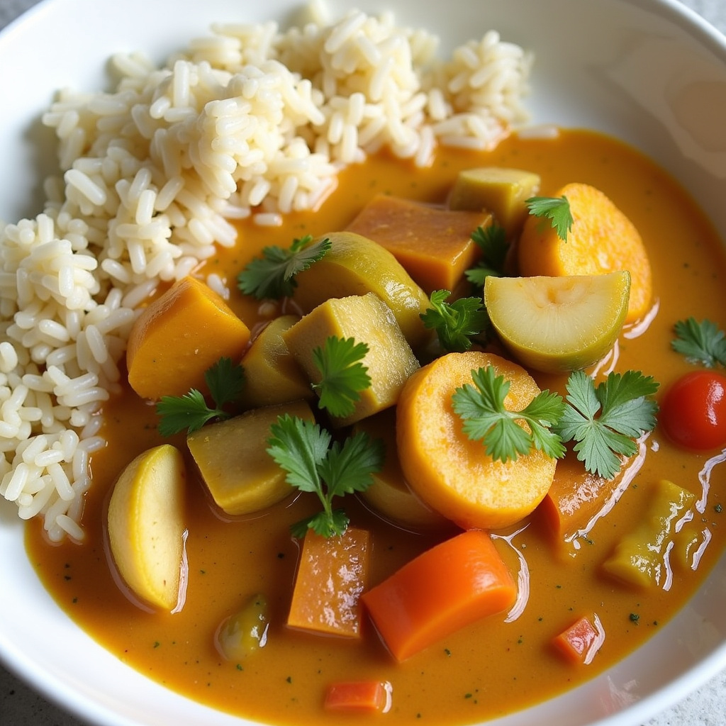 Thai Vegetable Curry With Rice (recipe and tips)