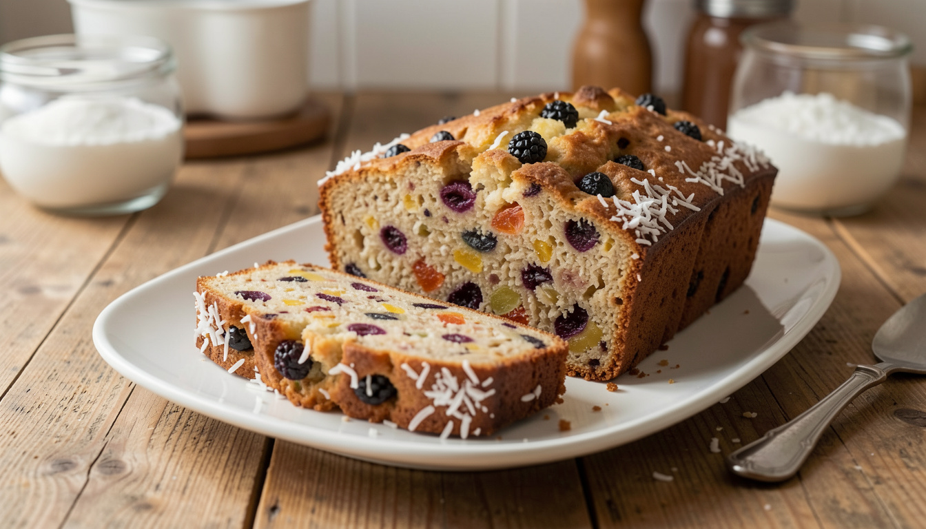 Pan Dulce Tradicional de Coco y Frutas (Receta y consejos)